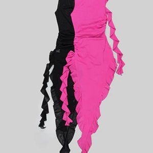 Dresses | Womens Sexy Seethrough Mesh Bodycon Dress With Irregular ...